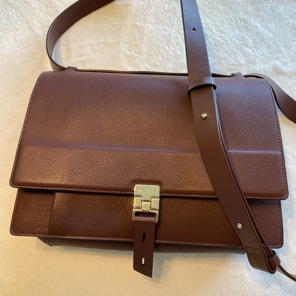 Reiss | Bags | Reiss Madison Leather Crossbody Bag | Poshmark